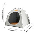 Pet Beds Cat Tent - Enclosed Kennel for Indoor Outdoor Use with ...