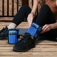 Gymenist Pair Of Ankle Weights Can Be Adjusted Up To 5.0 Lb. Each Set of 2 x Weight Wraps (Total ...