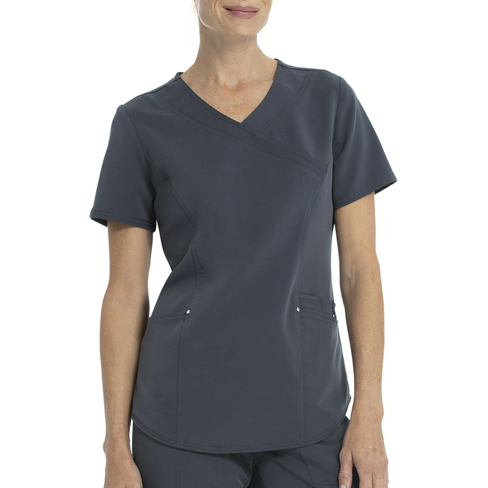 Scrubstar - Scrubstar Women's Antimicrobial Premium Ultimate Mock Wrap ...