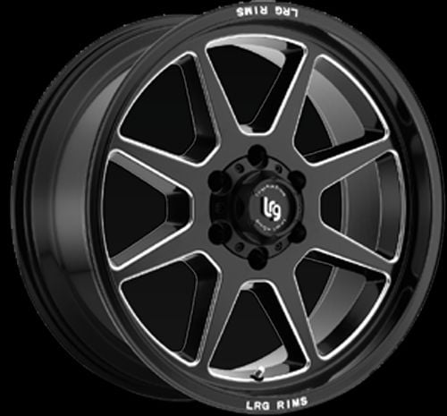 20" Black With Natural Accents Blade Series Wheel by LRG Wheels ...