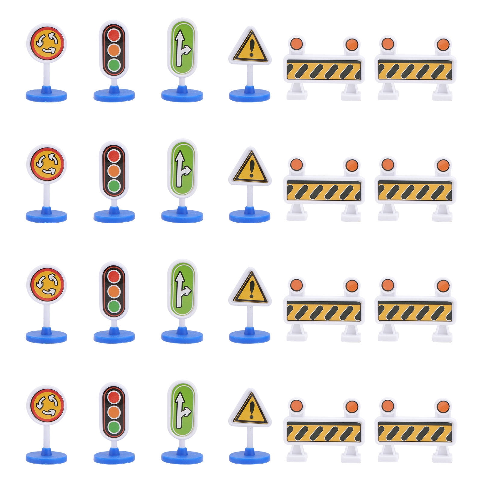 1 Set Of 24pcs Funny Traffic Sign Toys Kids Model Traffic Road Sign 1 Set Of 24pcs Funny Traffic Sign Toys Kids Model Traffic Road Sign