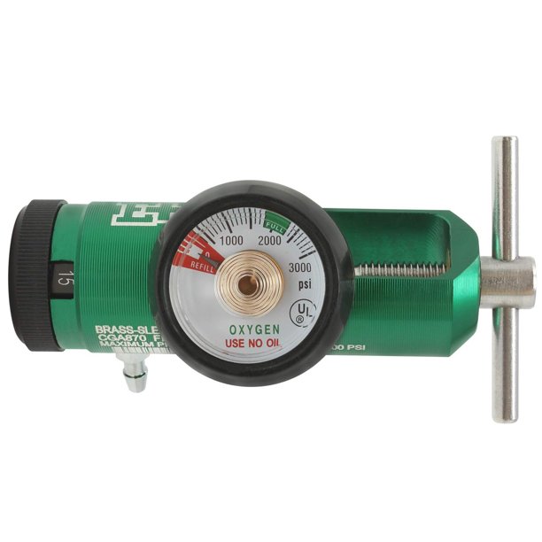 Ever Ready First Aid Oxygen Regulator for Oxygen Tanks with CGA-870 ...