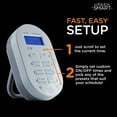 myTouchSmart Wireless Programmable Timer with Remote, 2-Outlet, 35167 ...