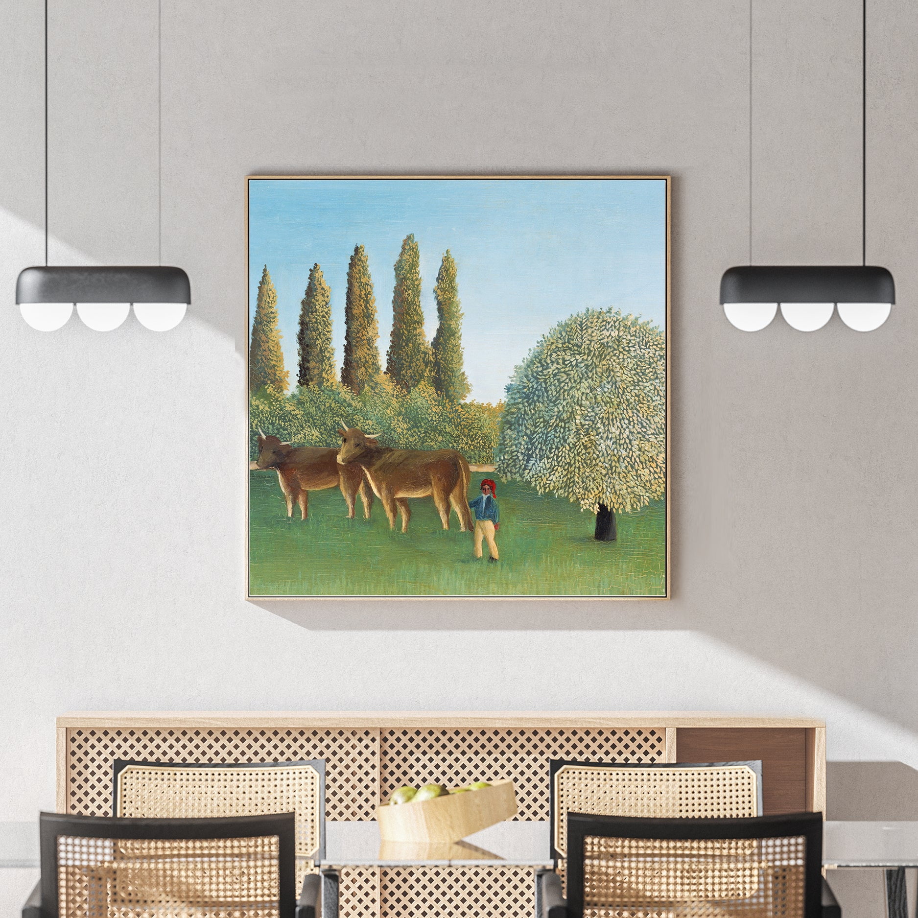Meadowland - The Pasture - 1910 | Henri Rousseau | Premium Fine Art ...