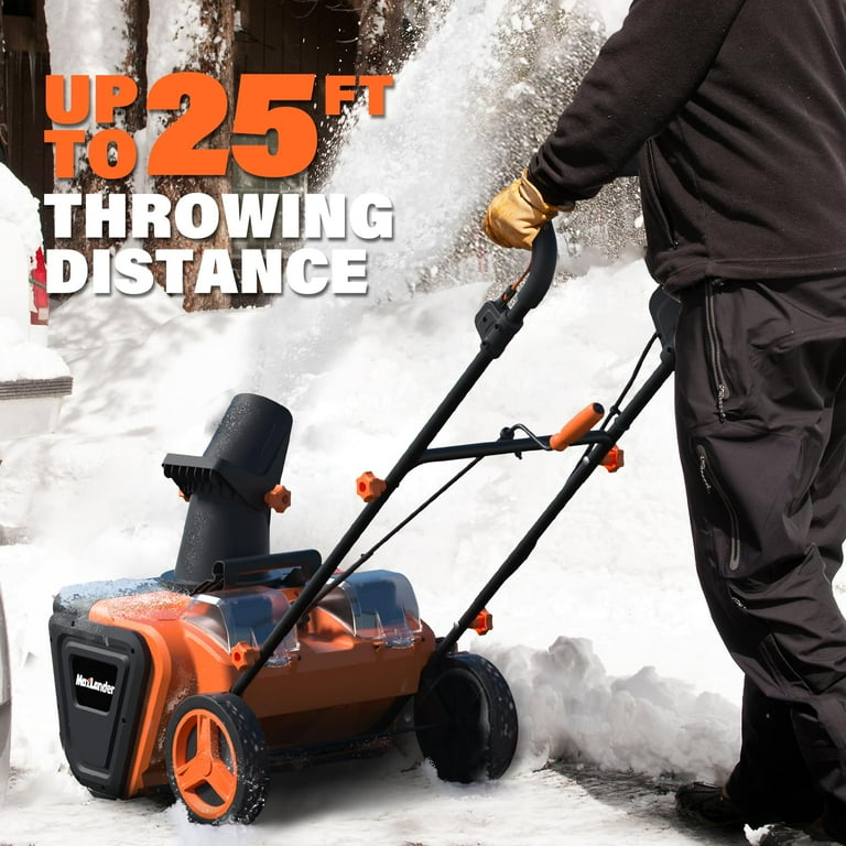 Cordless Electric Snow Blower With Rechargeable Battery SOYUS Cordless