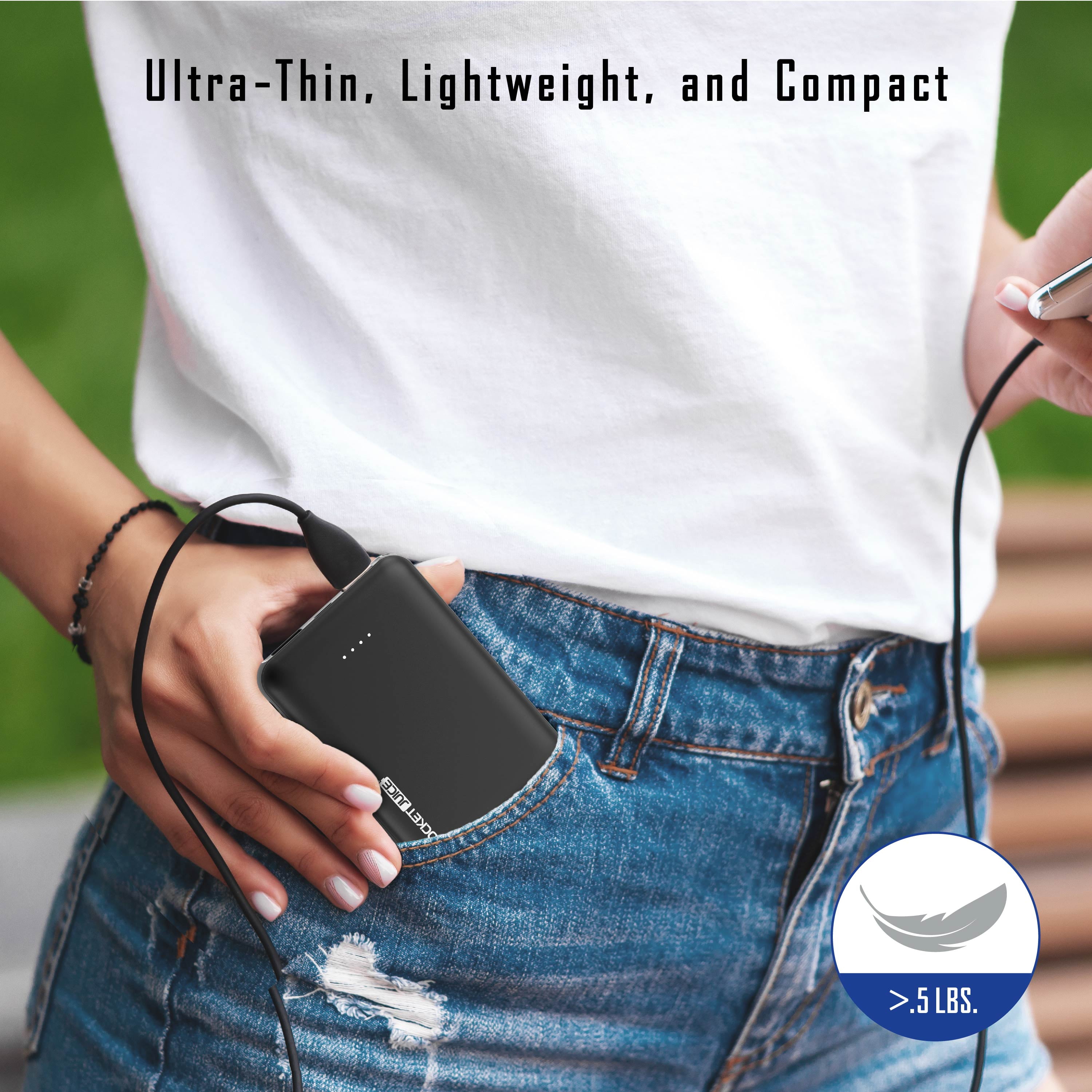 Pocket Juice Slim Pro 5000 mAh Portable Power Bank Philippines | Ubuy