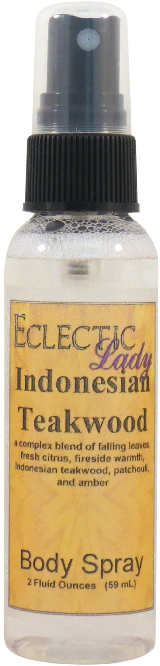 Indonesian Teakwood Body Spray, 2 ounces - Walmart.com