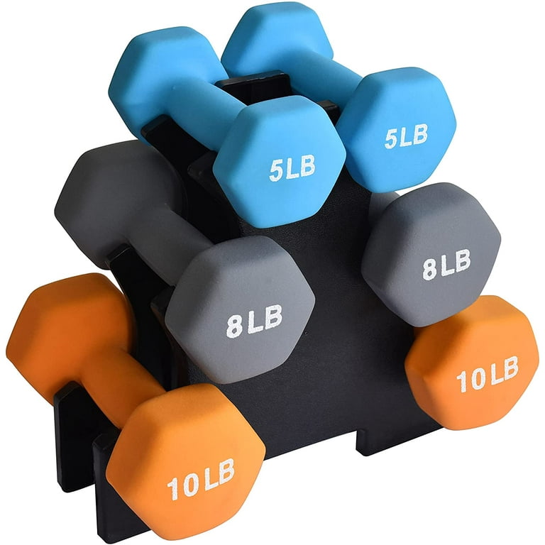 HolaHatha 3, 5, And Pound Dumbbell Hand Weight Set With, 58% OFF