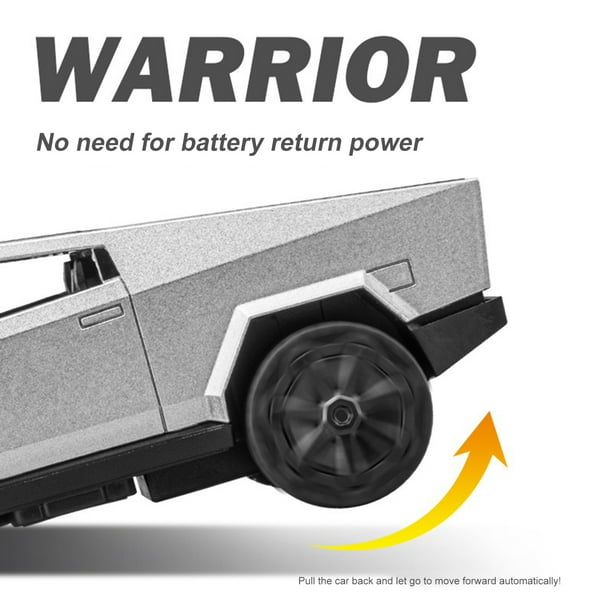 Modelo de Cybertruck a escala 1/36, juguete con luz de sonido ...