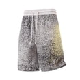 Agkizg Men's Shorts Print Casual Loose 5 Inch Inseam Elastic Waistband ...