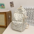 Charming Cherry And Flower Backpack With Cute Aesthetic Design, Kawaii ...