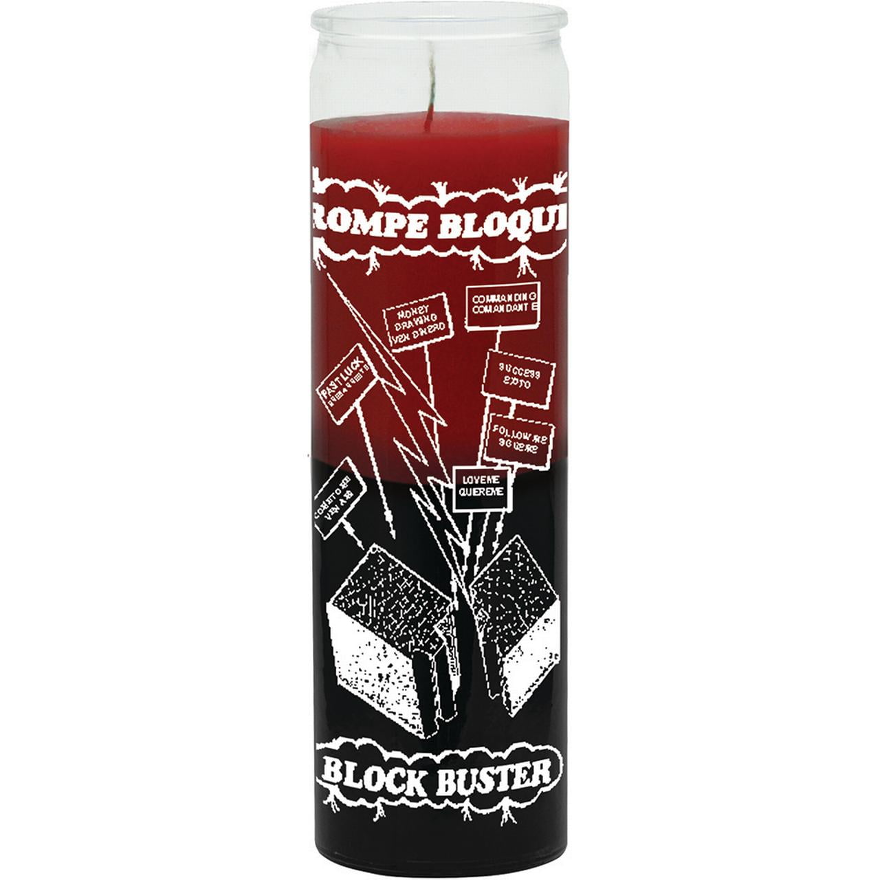 7 Day Ritual & Spiritual Candle-Block Buster RED/Black - Walmart.com