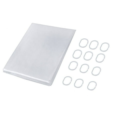 TOBERICH PEVA 3D Translucence Waterproof Thicken Plaid Resists Mold ...