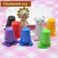 NIBOLOG Clockwork Movement Toy Educational Walking Wind-up Toy DIY Clay ...