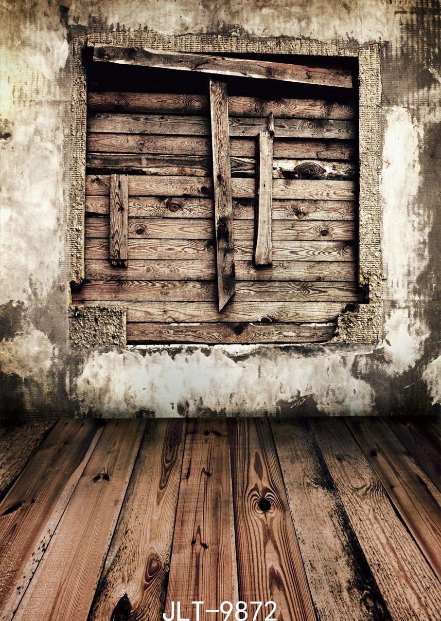 MOHome 5x7ft Retro Wood Door Wall Photo Backdrops Studio Background ...