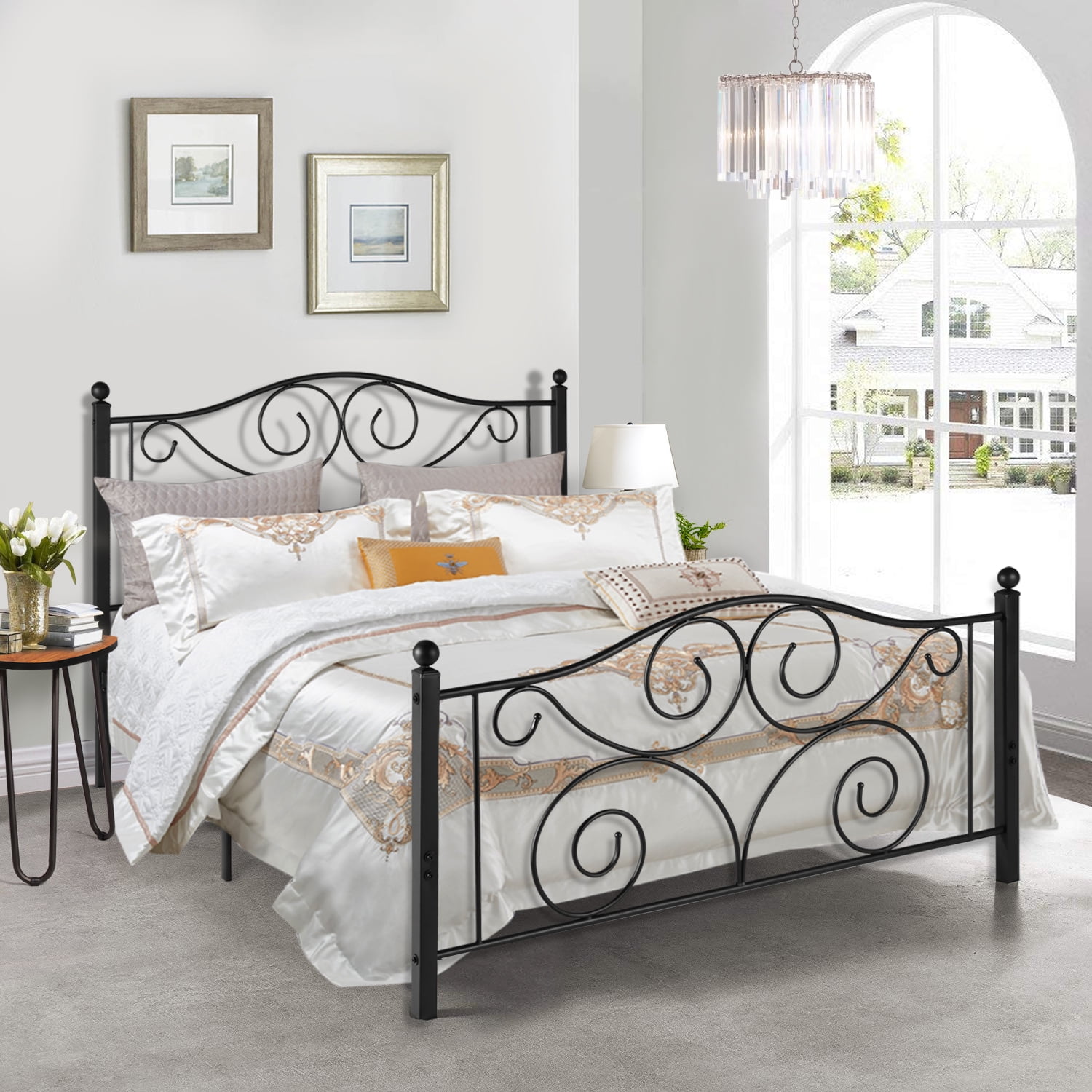 Walmart Platform Bed Frame With Headboard at Robin Alexander blog Walmart Platform Bed Frame With Headboard at Robin Alexander blog