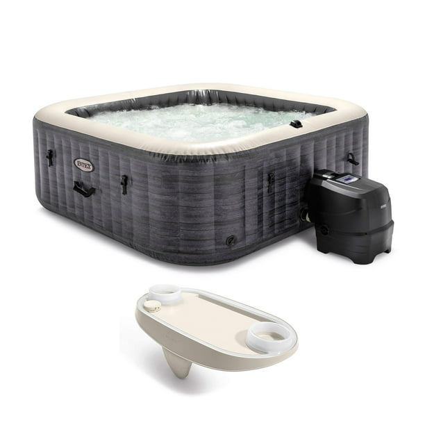 Intex PureSpa Plus Greystone Inflatable Hot Tub, 94 x 28", with Phone ...