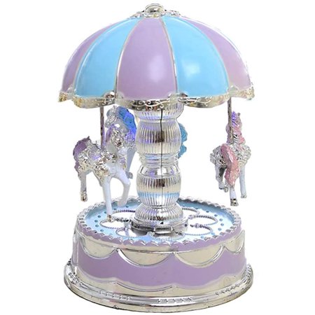 Carousel Music Box Horse Christmas Girl Musical Luxury Carousel Music ...