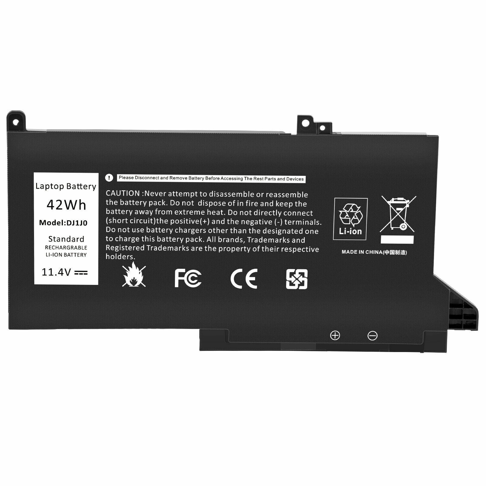 DJ1J0 / DJ1JO Battery For DELL Latitude 12 7000 7280 7480 PGFX4 451 ...