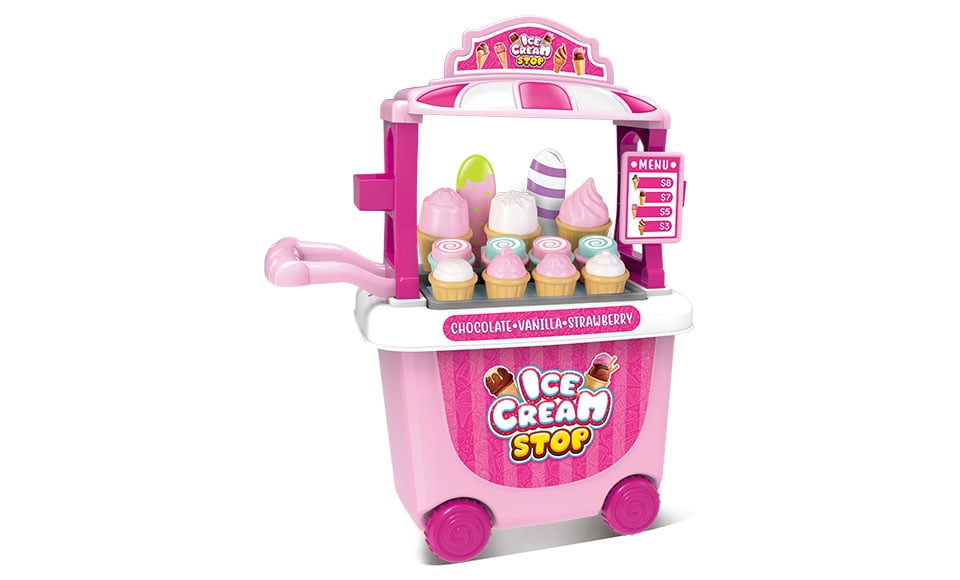 Ice Cream Stop Ice Cream Cart Playset - Walmart.com