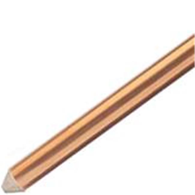 Erico 615840UPC 4 Ft X 62 In Copper Ground Rod Walmart Erico 615840UPC 4 Ft X 62 In Copper Ground Rod Walmart