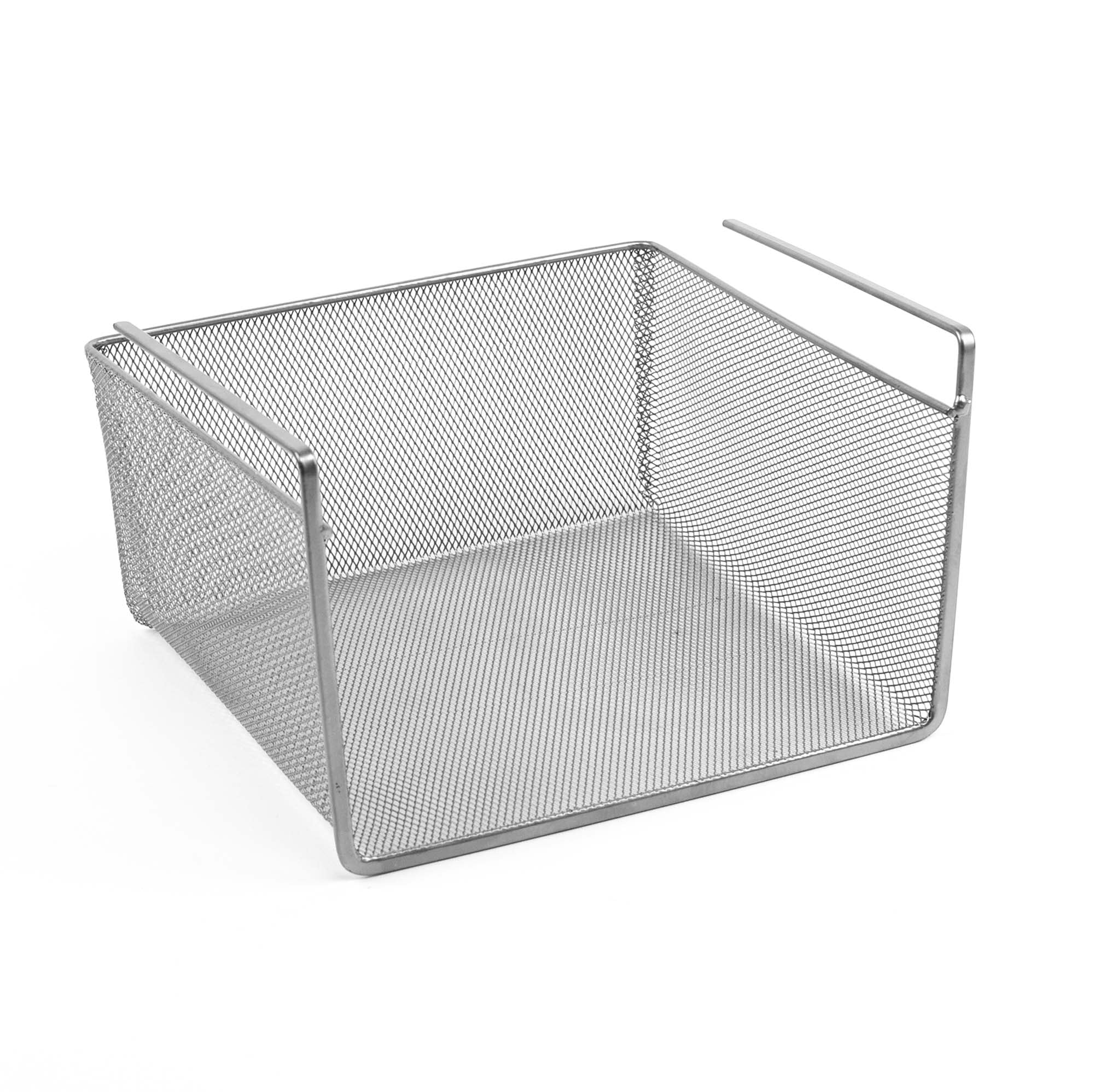 Design Ideas Undershelf Basket Mesh Small Silver - Walmart.com