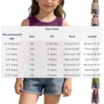 AHTJRT Girls Sleeveless Tank Tops Activewear Summer Undershirts Letter ...