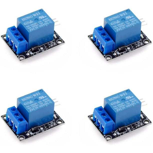 Treedix 5v Relay Module 5V Indicator 1 Channel Relay Module for Arduino ...