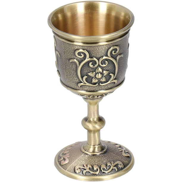 Vintage Bronze Whiskey Goblet Royal Embossed Chalice 1 Piece - Walmart.ca