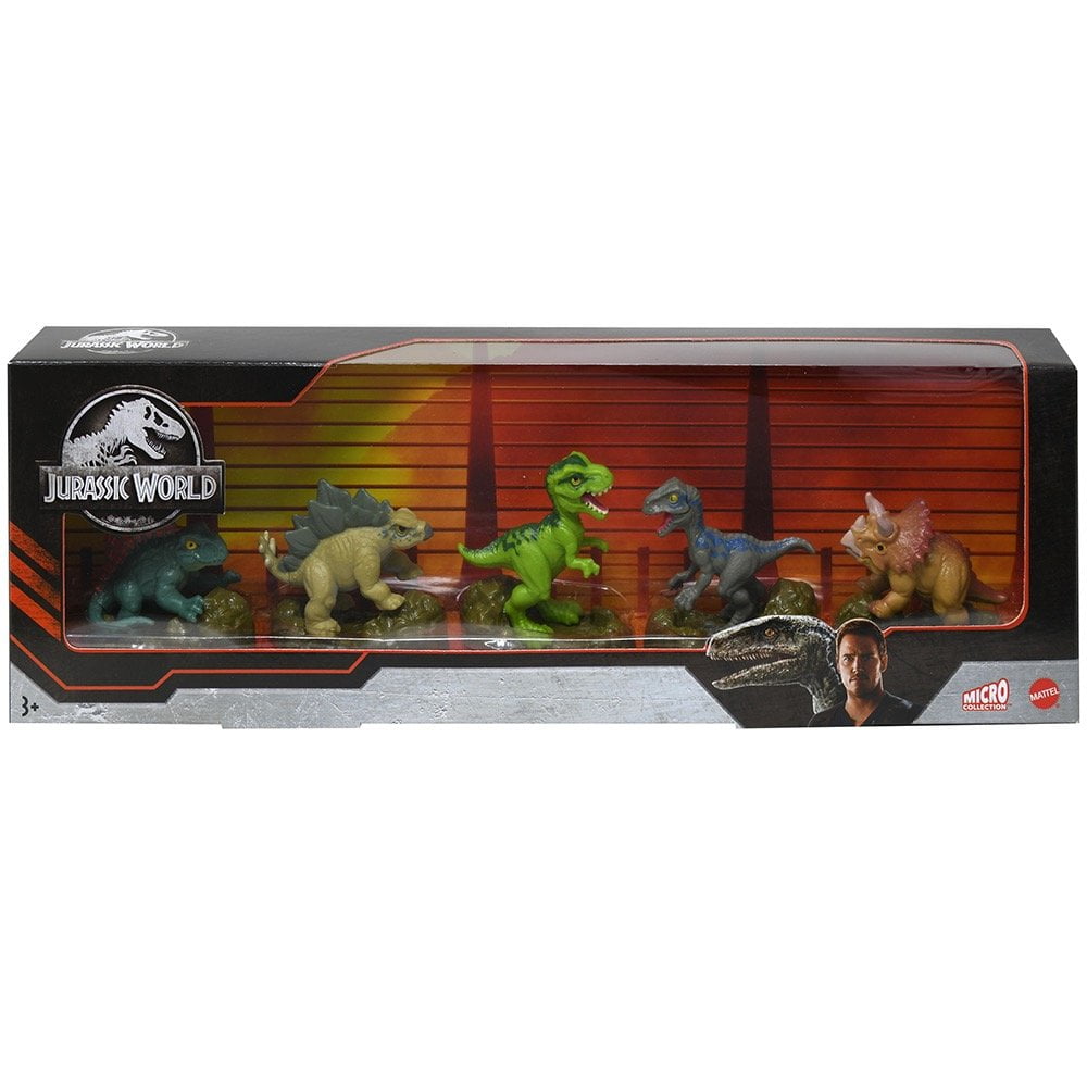 Mattel DI Jurassic World Micro Collection 5-pack figures - Walmart.com