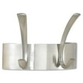 Safco Wall Mounted Metal Coat Racks 2 Hooks - for Hat, Coat - Metal ...
