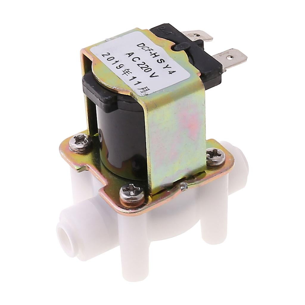 Válvula solenoide plástica eléctrica de CA 220V YONGSHENG Para tubería ...