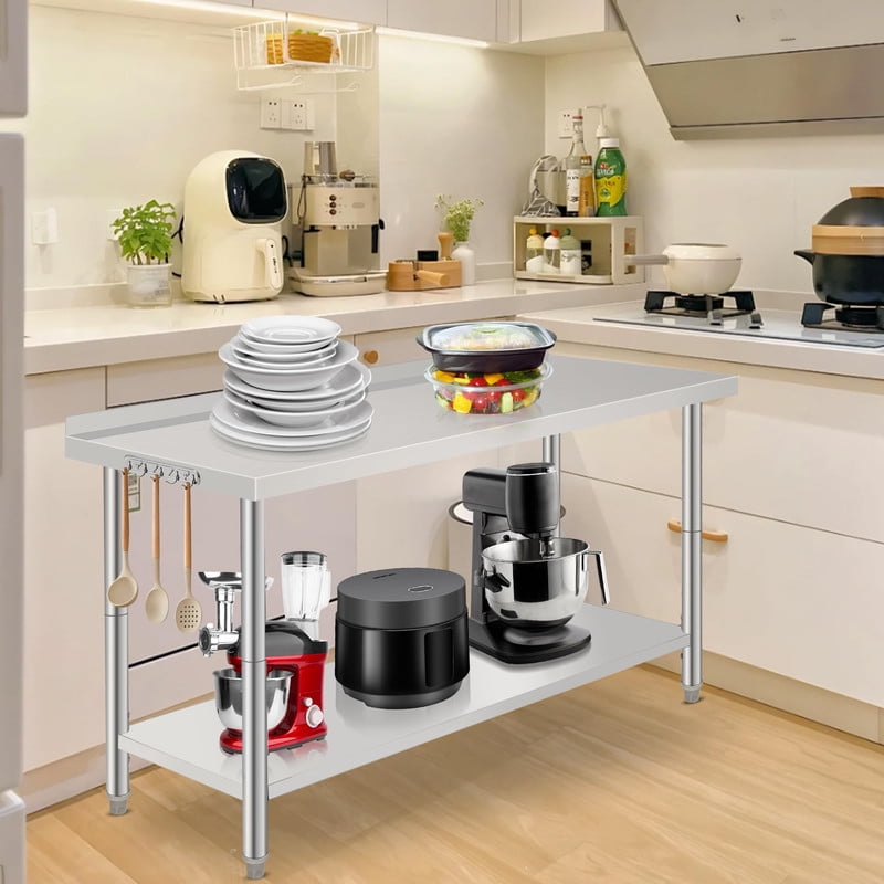 Click here for Tropow Stainless Steel Table 60X24X35 With Nsf Cer... prices