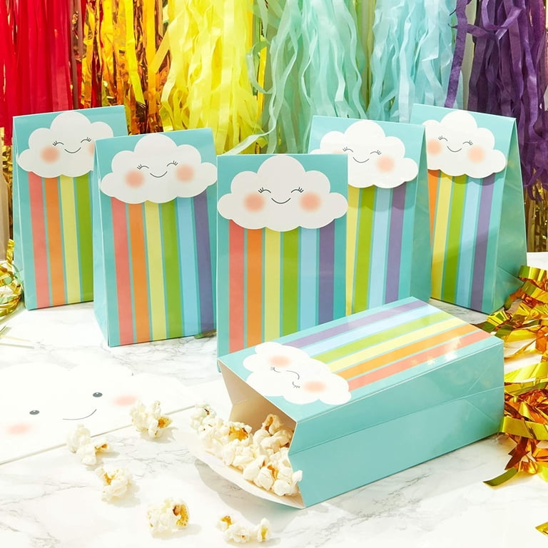 Rainbow Party Kit Favors Rainbow Party Favor Bags Stickers Rainbow