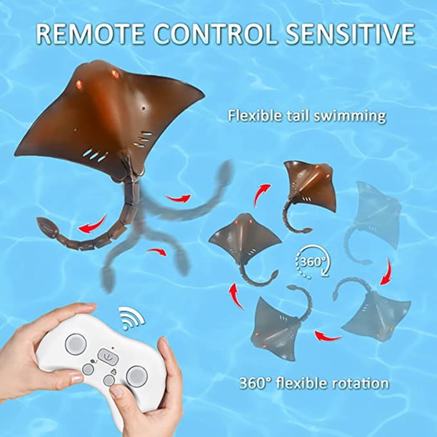 Remote Control Boat for Boys, 360 Rotation Multiplayer Model Boat Play ...