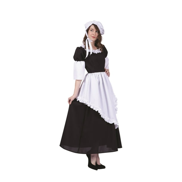 Adult Pilgrim Lady Hattie Costume by RG Costumes 81267 - Walmart.com ...