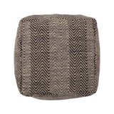 Jailyn Hand-Crafted Cotton Cube Pouf - Walmart.com
