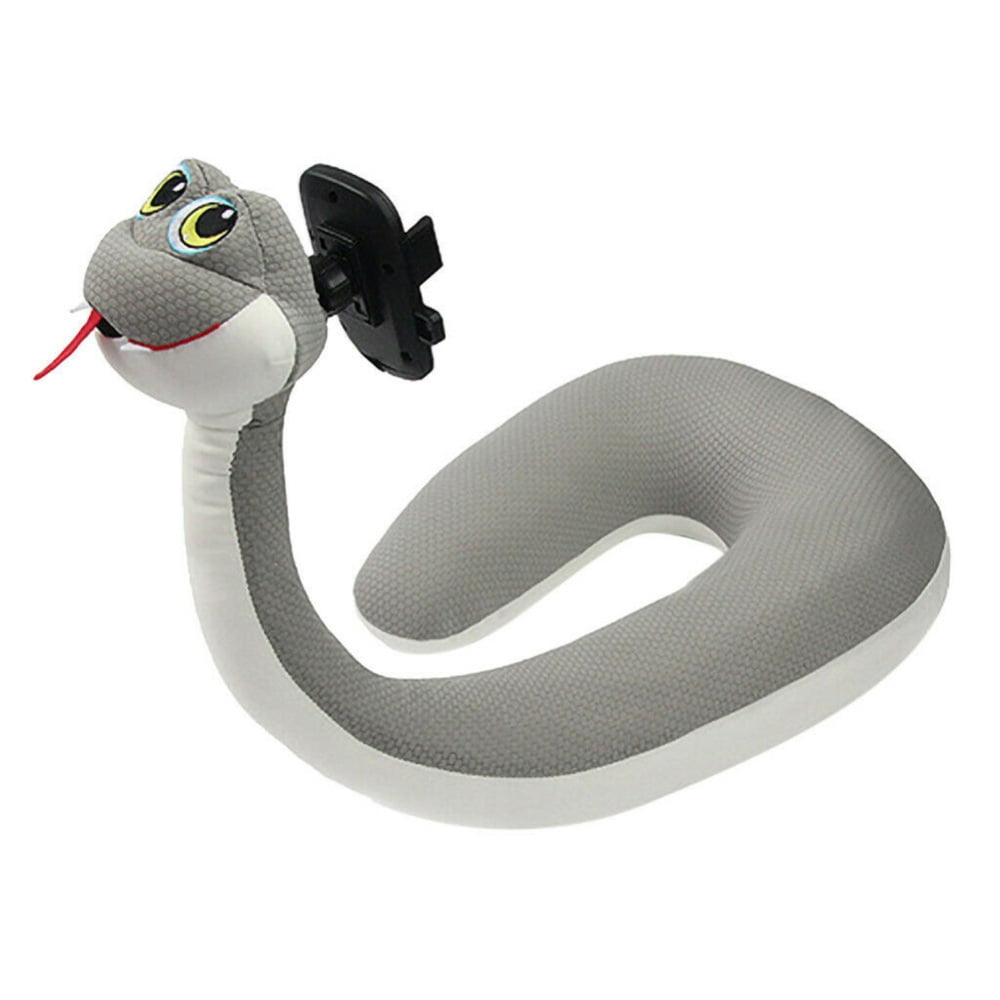 Memory Foam U Shaped Travel Pillow Neck Support Head Rest Phone Holder ...