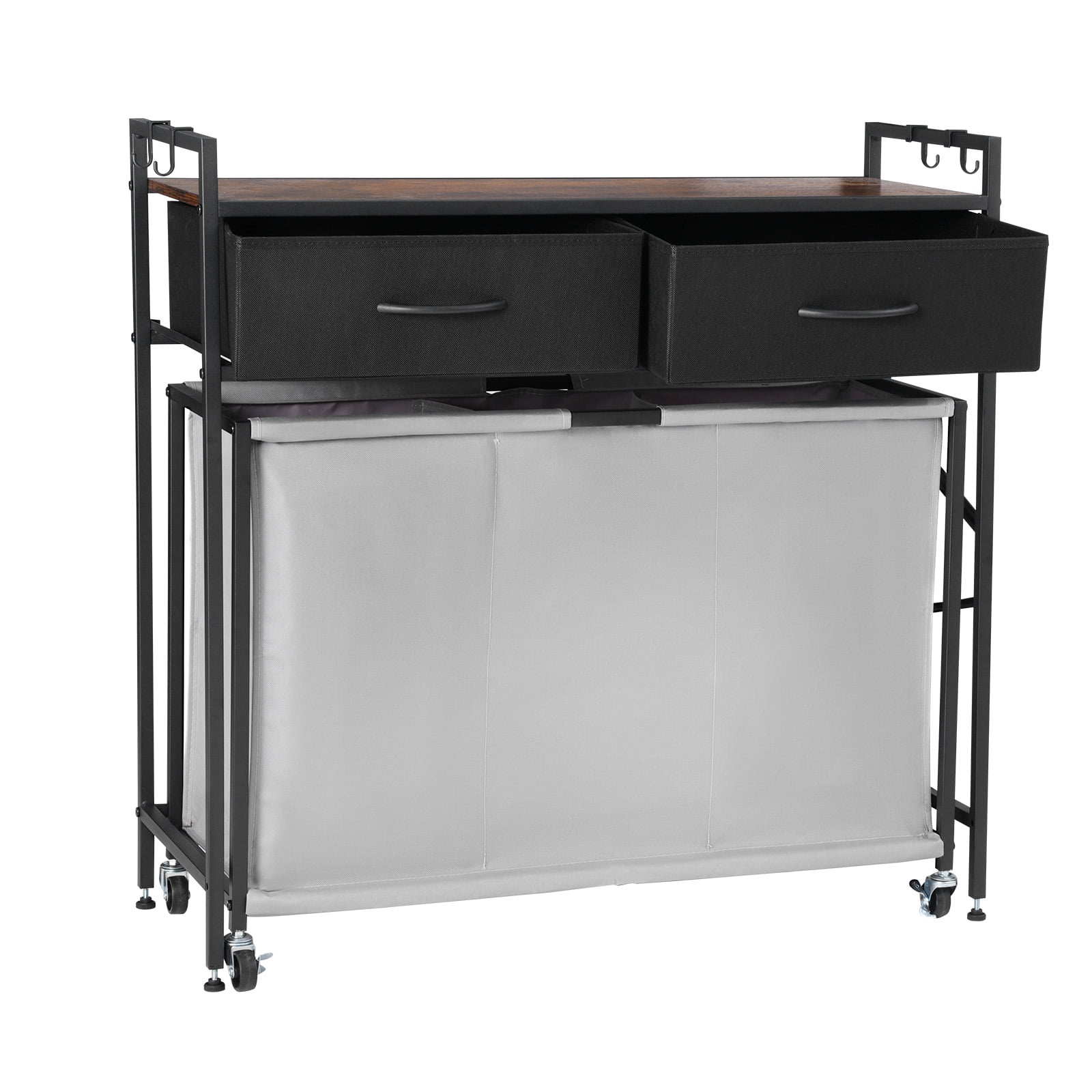 Click here for Vevor 3 Section Laundry Sorter  Rolling Laundry Ha... prices