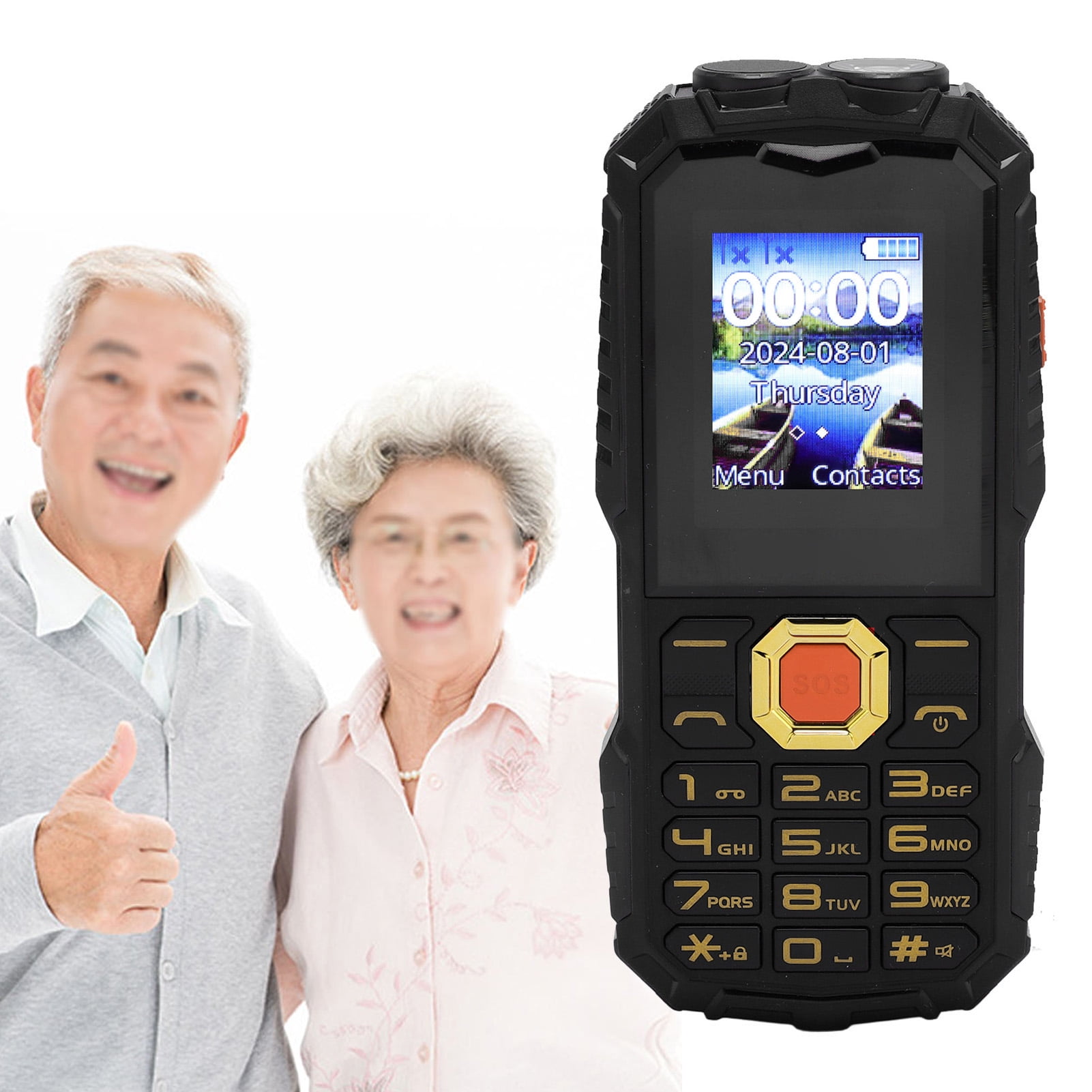 Téléphone Mobile 4G à Gros Boutons pour Personnes Âgées, Batterie ...