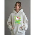 Hello Kitty Clover Shirt/Sweatshirt/Hoodie Lucky St. Patrick's Day Tee ...