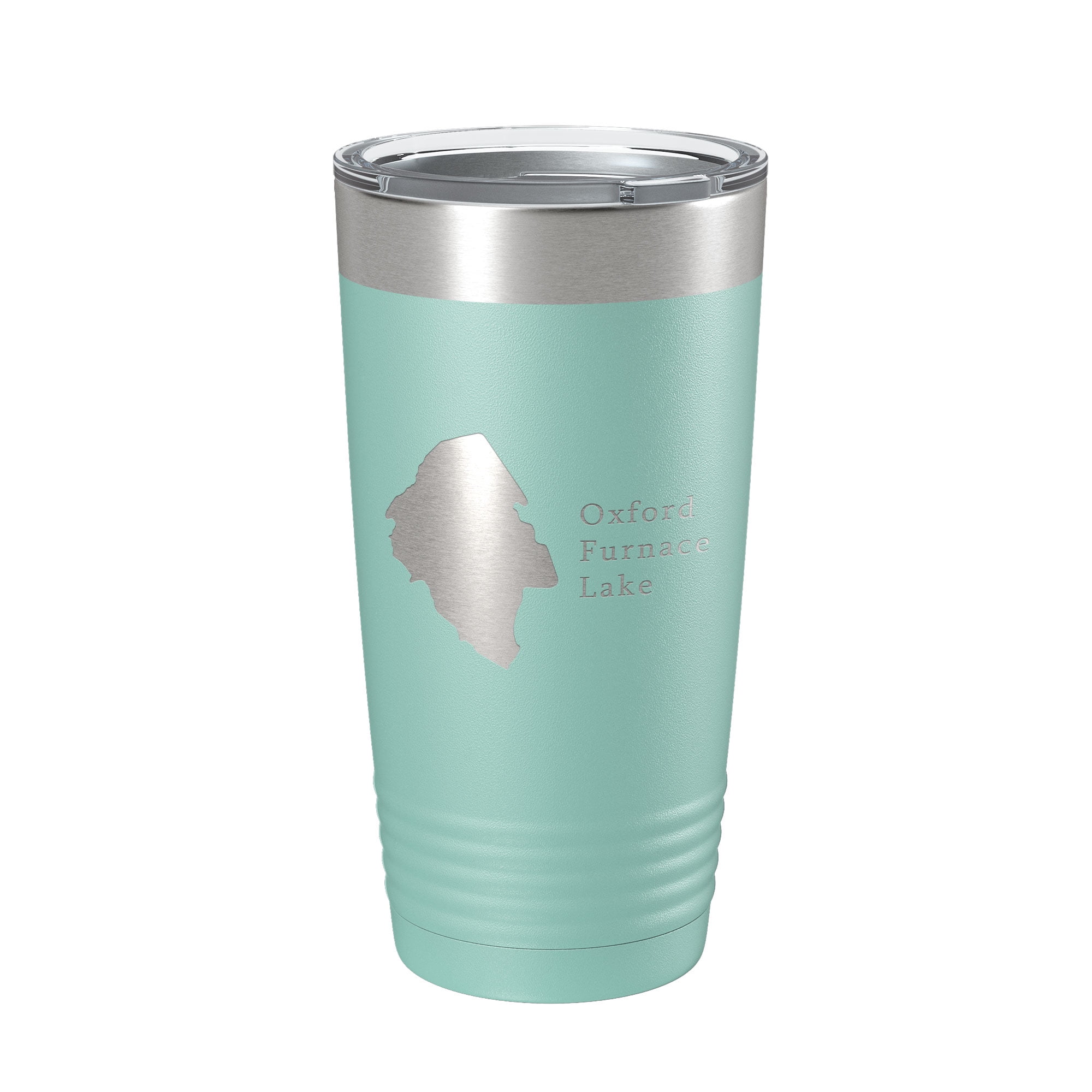 Oxford Furnace Lake Map Tumbler Travel Mug Insulated Laser Engraved ...