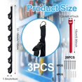 3-piece extension cord organizer rack, with 6 slot organizer belt and ...