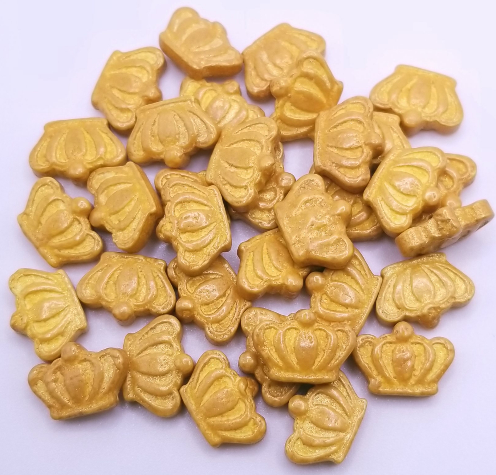 NCS Gold Crowns Edible Candy Sprinkles, 8 ounces - Great for cupcakes ...