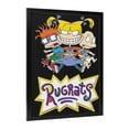 Rugrats Cartoon Decorative Painting Black Frame Canvas Decor Wall ...