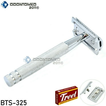 Men's Adjustable Traditional Classic Double Edge Chrome Shaving Safety ...