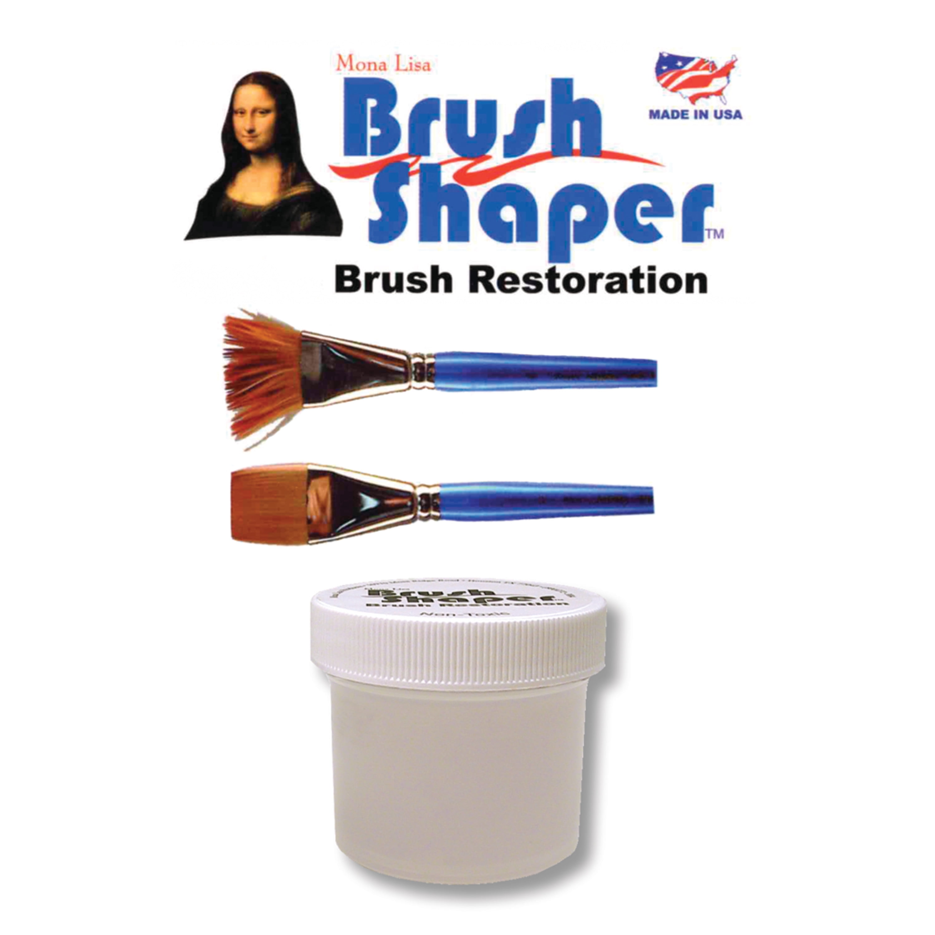 Mona Lisa Brush Shaper 2 oz. Jar, Carded - Walmart.com
