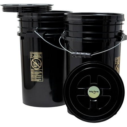 The Original Swamp Bucket with Black or Red Lid (Lid Color Will Vary ...