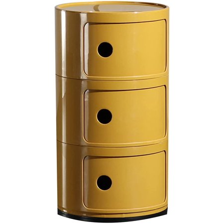 Bed Side Tables Set, Three Tiers Drawer Modern Furniture Bedside Table ...