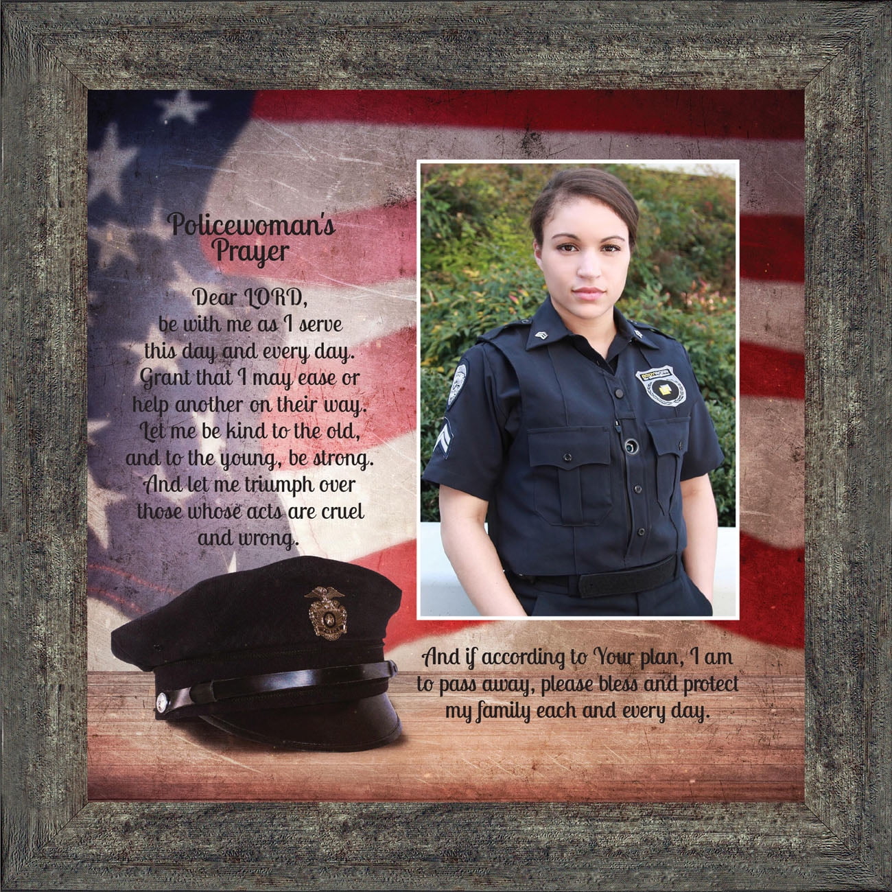 Policewoman's Prayer, Police Officer Gifts for Women, Police Woman ...